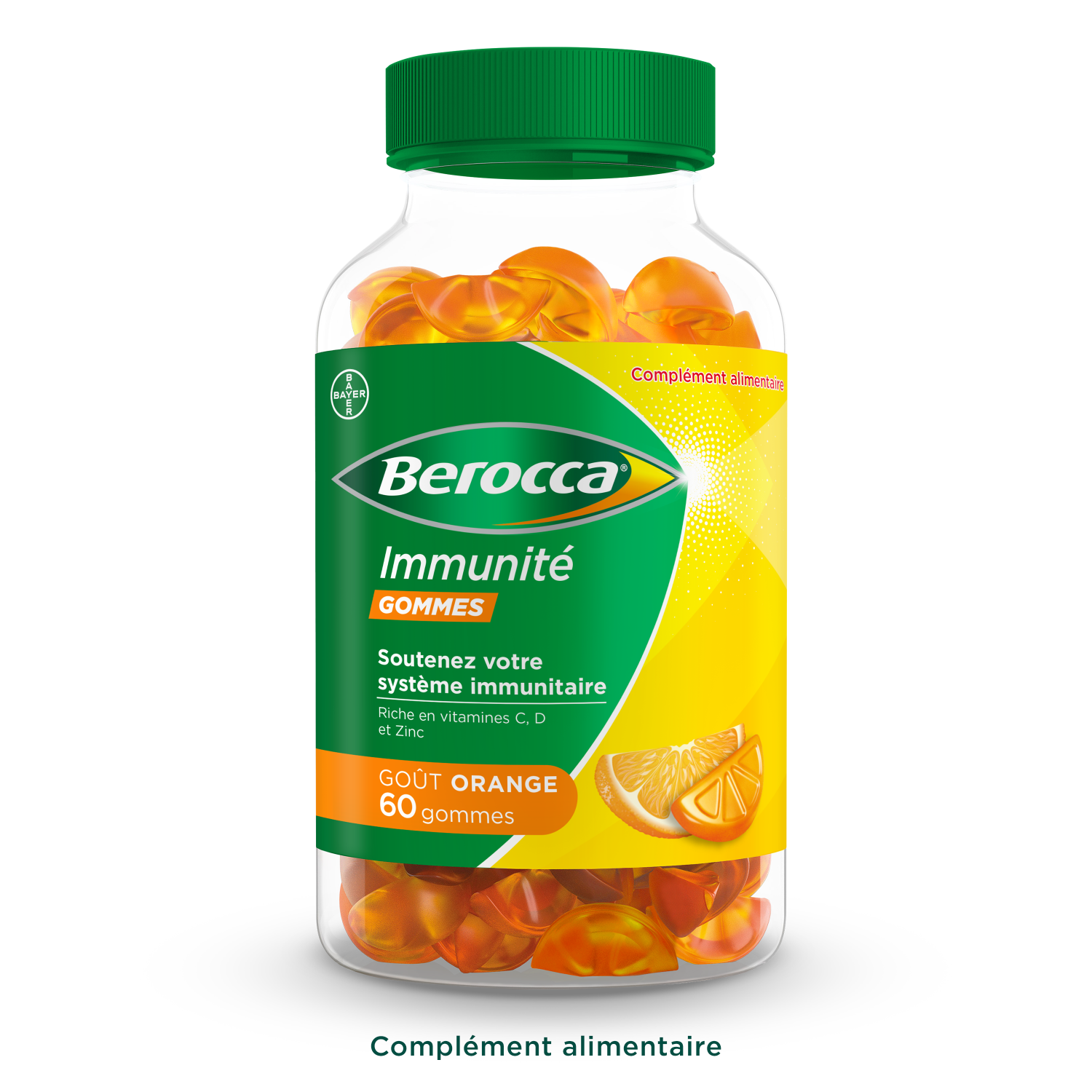 Immunité gummies Berocca - complément alimentaire défenses immunitaires