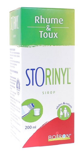 Storinyl Sirop Rhume & Toux Boiron - flacon de 200ml