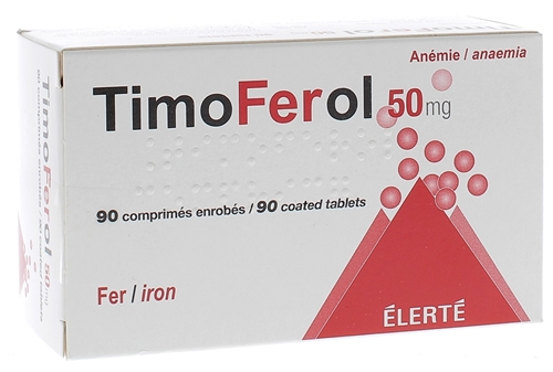 TimoFerol 50 mg - traitement carence en fer