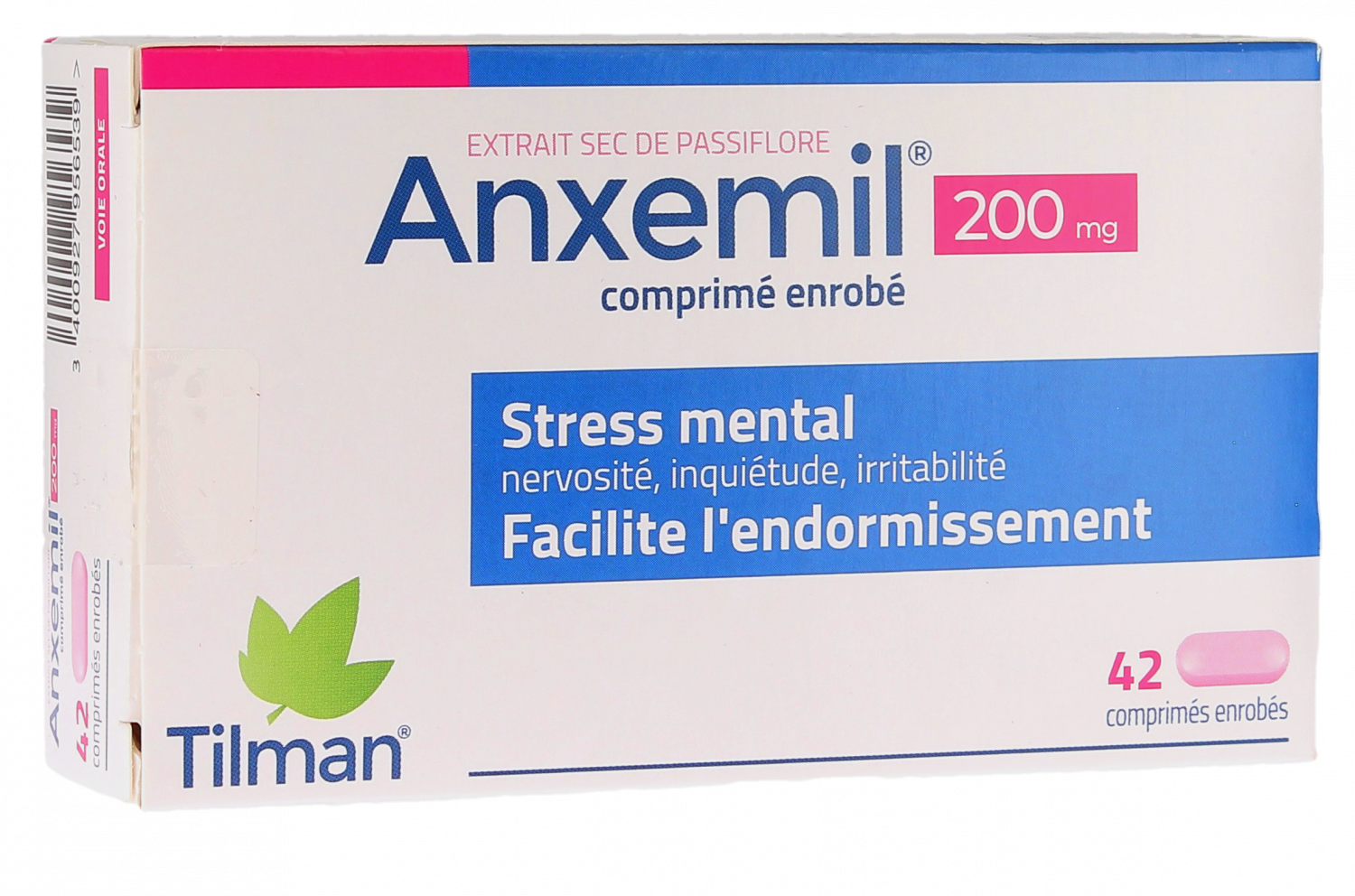 Anxemil 200mg stress mental - facilite l'endormissement
