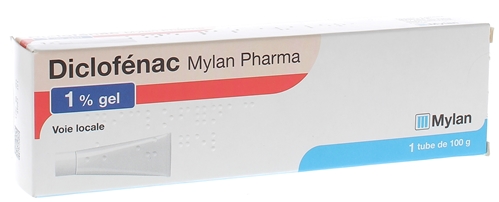 Diclofénac Mylan Viatris 1% Gel - entorse
