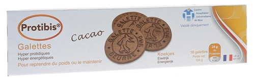 Protibis Galettes cacao HP/HC Nestlé Health Science - produit ...