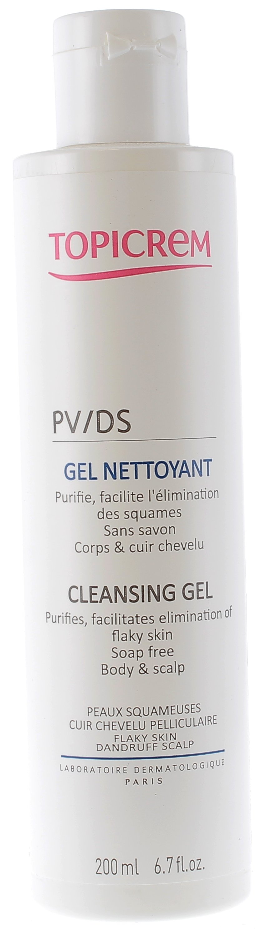 PV/DS Gel Nettoyant Topicrem - flacon de 200ml