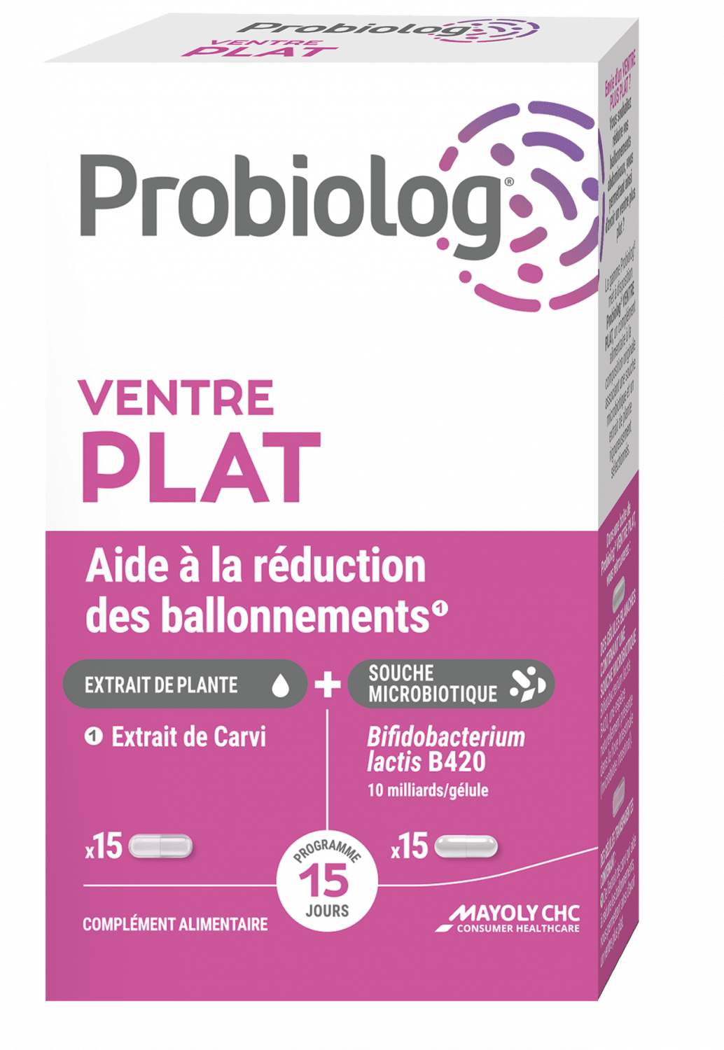 Probiolog Ventre plat Mayoly Spindler - réduit les ballonnements