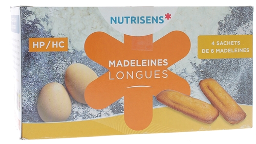 Madeleines longues HP/HC Nutrisens - en cas de dénutrition