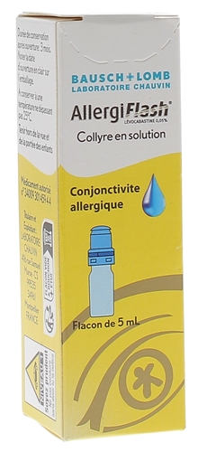 Allergiflash collyre Bausch & Lomb - conjonctivite allergique