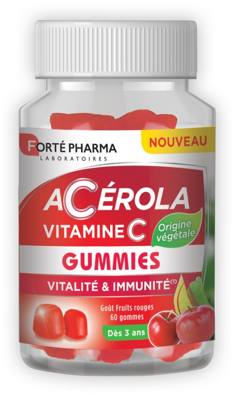 Acérola Vitamine C Forté Pharma - complément alimentaire vitalité