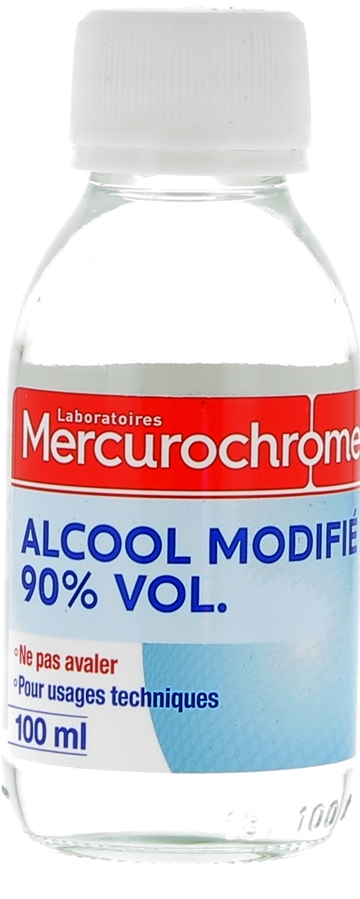 Alcool modifié 90% vol Mercurochrome