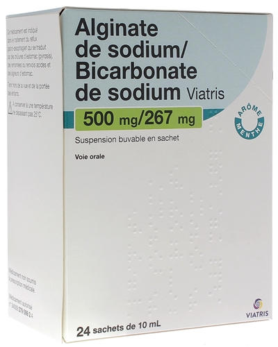 Alginate de sodium Mylan (générique du Gaviscon) contre le RGO