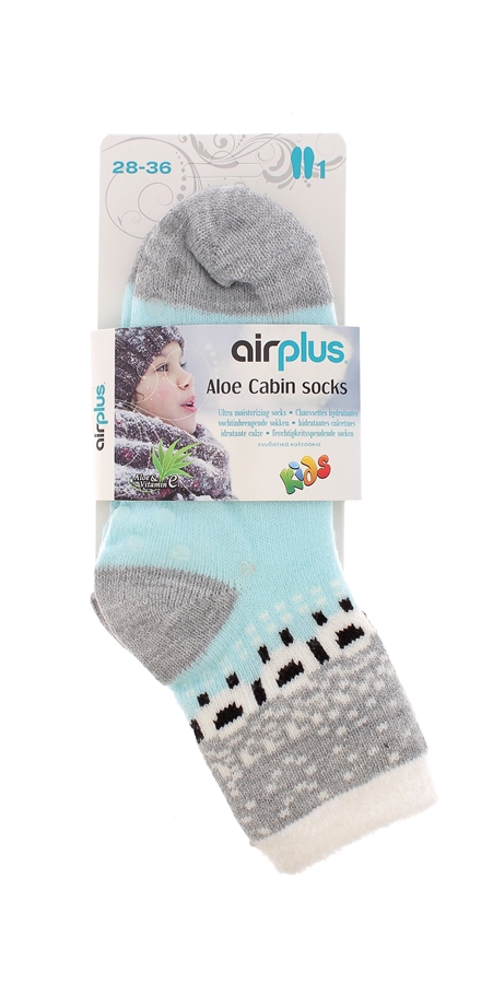 Aloe Cabin Chaussettes hydratantes Kids Airplus taille 28-36 ...