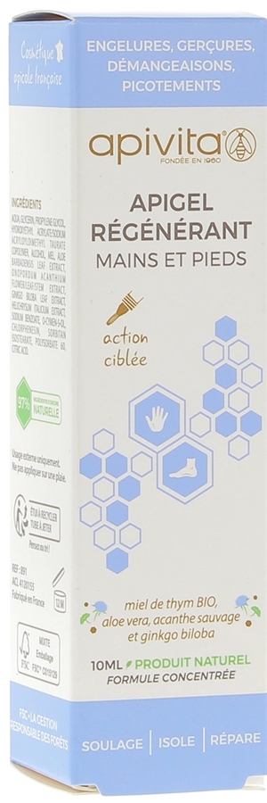 Apigel régénérant mains et pieds Apivita