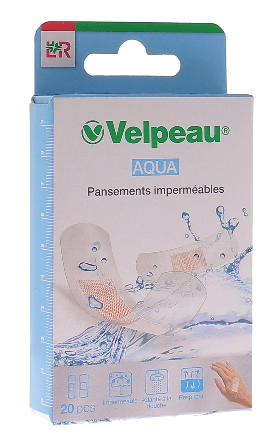 Aqua Pansements imperméables Velpeau - pansements résistants à l'eau