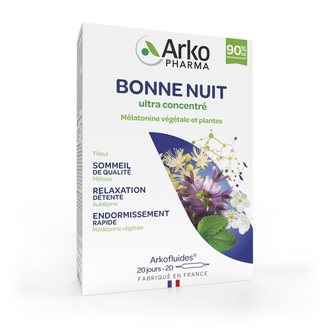 Arkofluides Bonne nuit Arkopharma - complément alimentaire sommeil