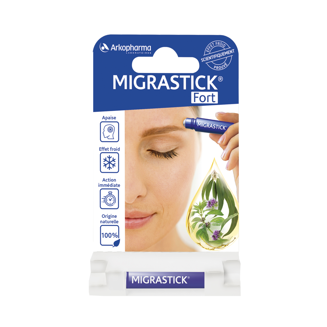 Stick Migrastick fort Arkopharma - sensation de bien-être
