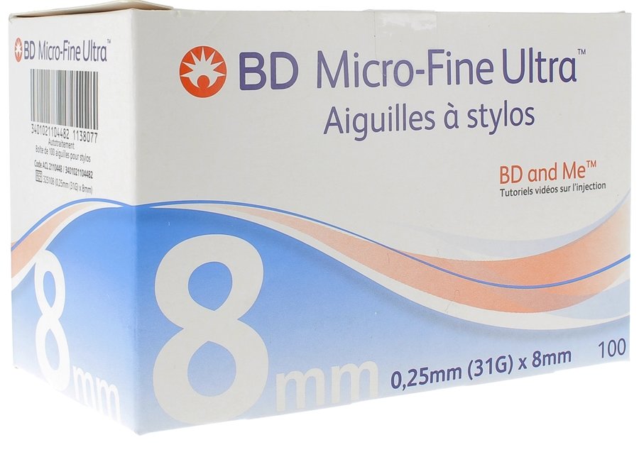 BD Micro-fine ultra aiguilles à stylos traitement du diabète