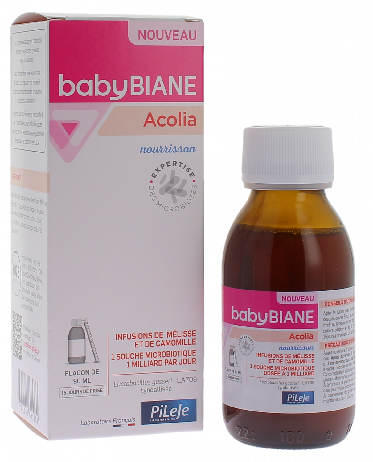 Babybiane Acolia Pileje - probiotiques nourrissons