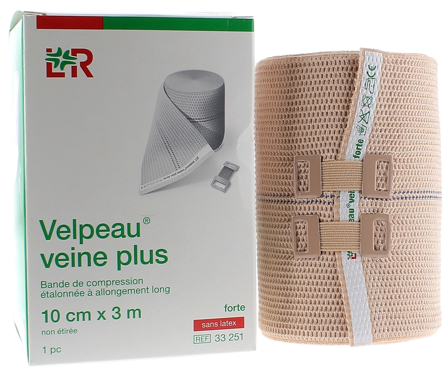 Bande de compression Velpeau veine plus contention forte 10cmx3m ...
