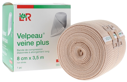 Bande de compression Velpeau veine plus contention légère 8cmx3,5m ...