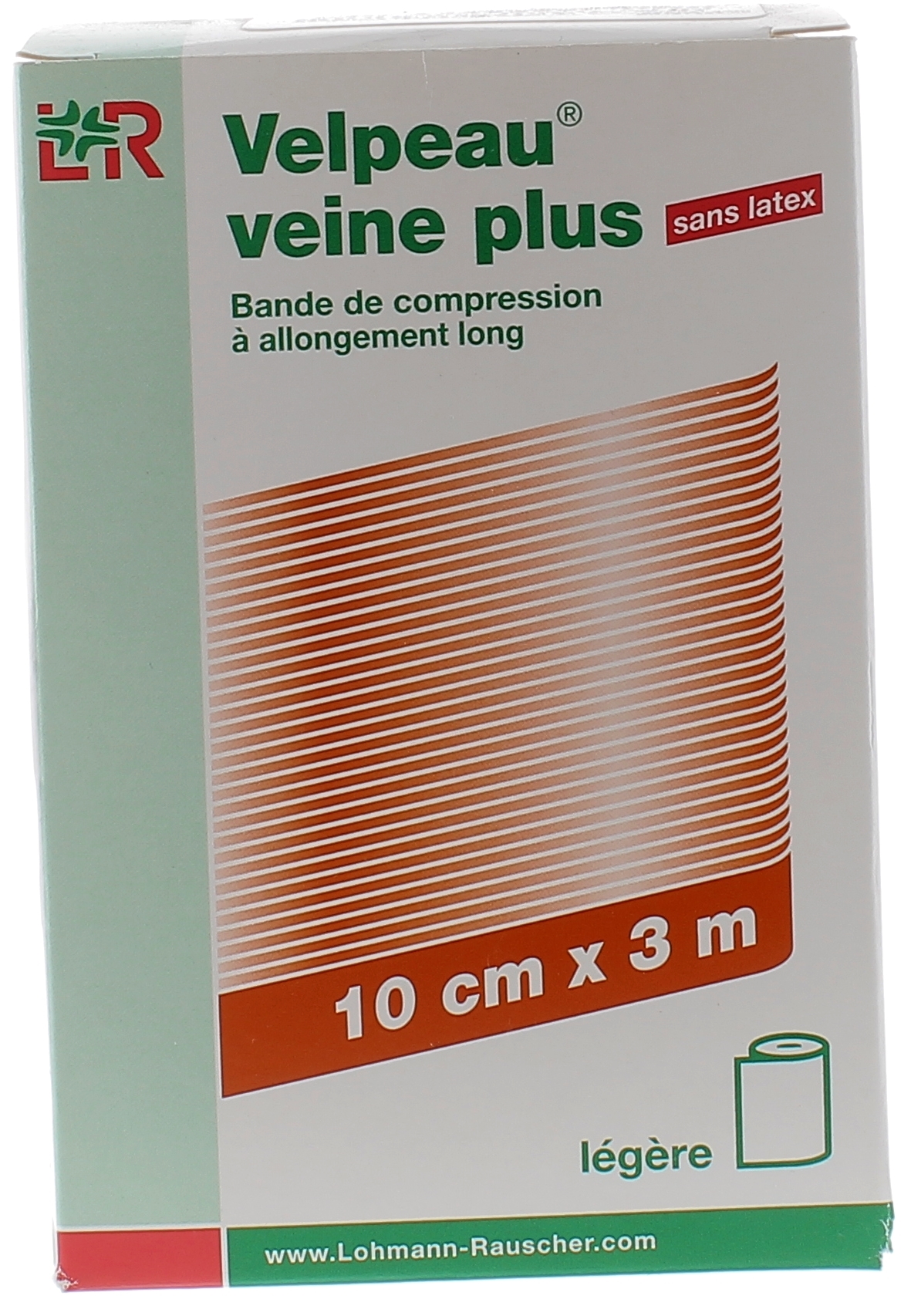Bande de compression velpeau veine plus 10x3cm Lohmann & Rauscher