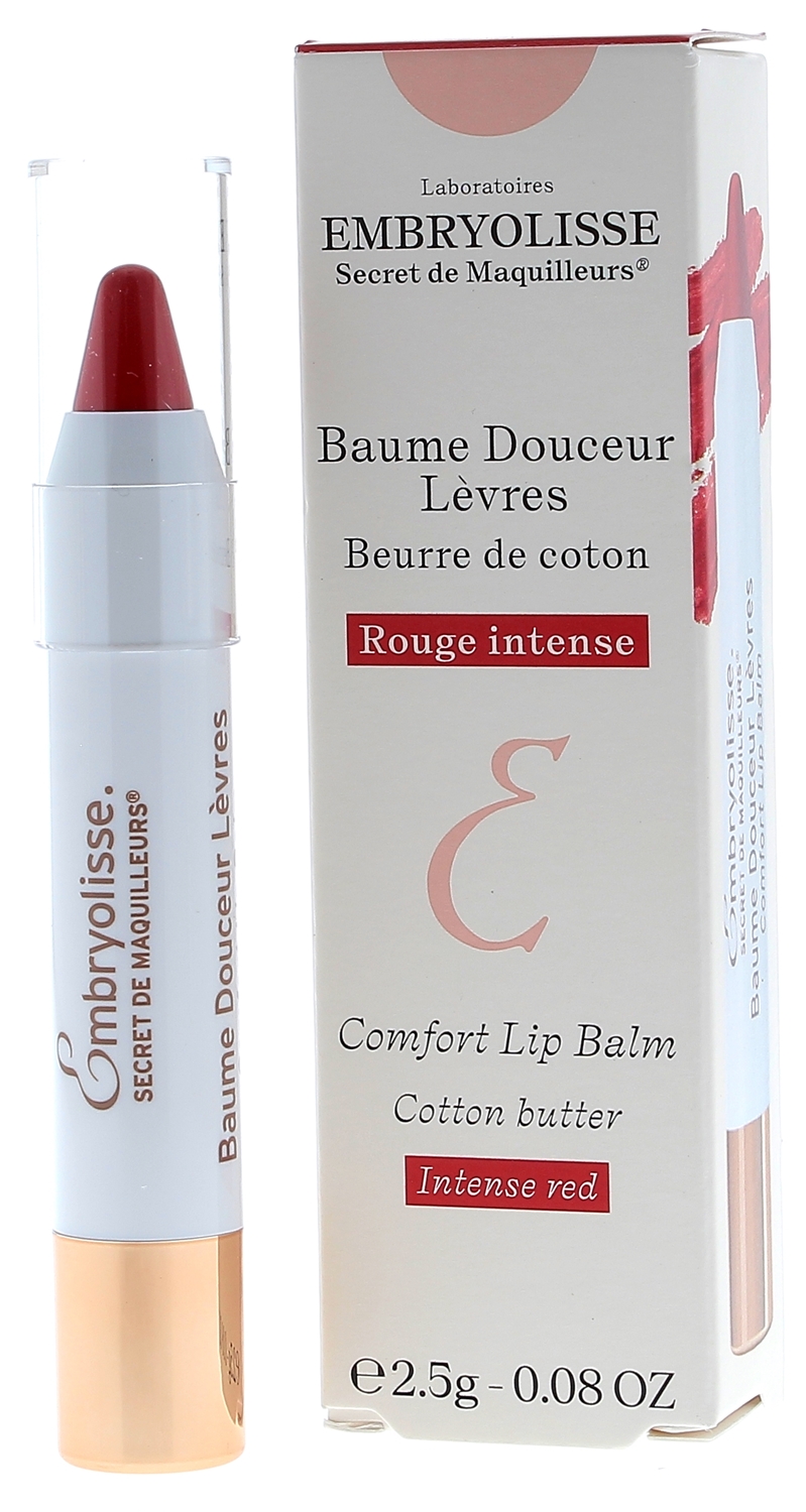 Baume douceur lèvres rouge intense Embryolisse - baume tenté ultra-fondant