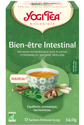 Bien-être intestinal bio Yogi Tea - tisane, infusion bien-être digestif