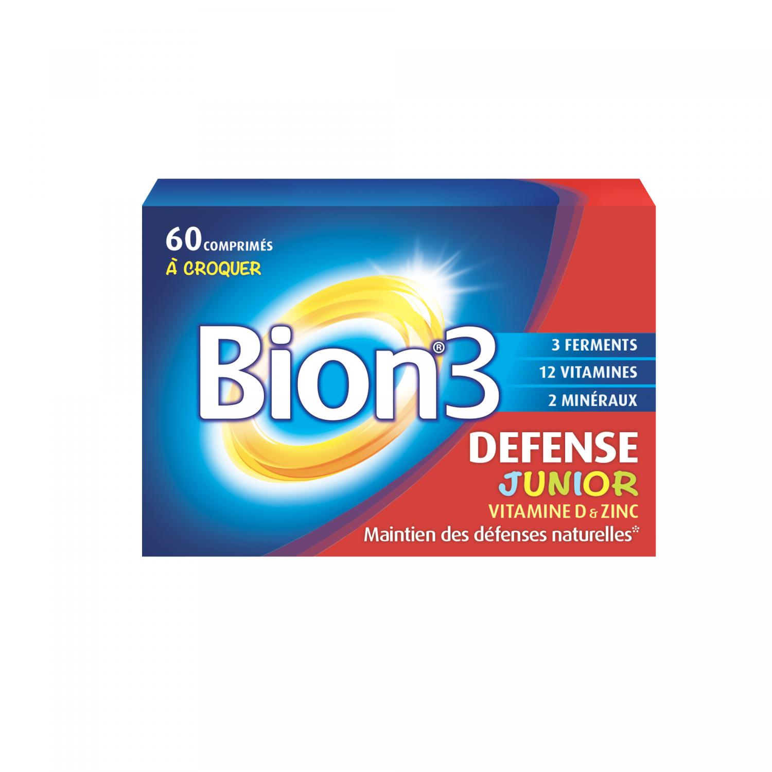 Bion 3 défense dès 4 ans, boîte de 60 comprimés