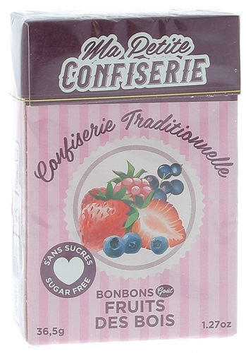Bonbons aux fruits des bois sans sucre Ma petite confiserie - bonbons