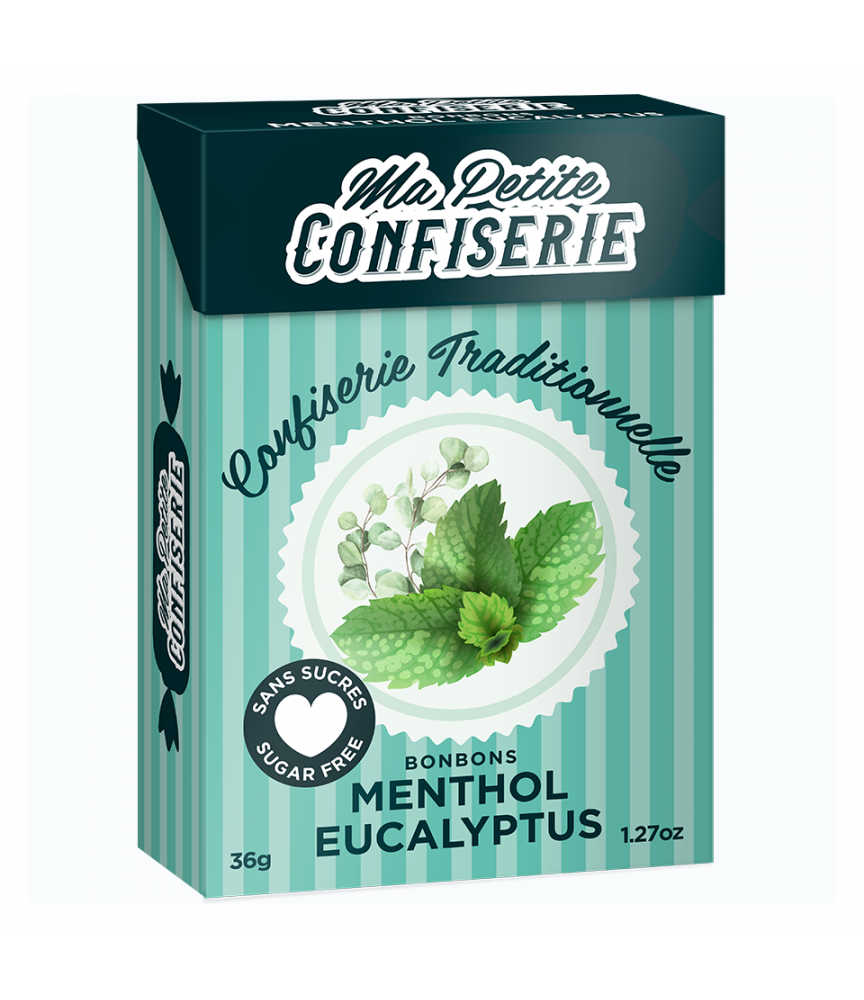Bonbons menthol eucalyptus Ma petite confiserie - confiserie à emporter