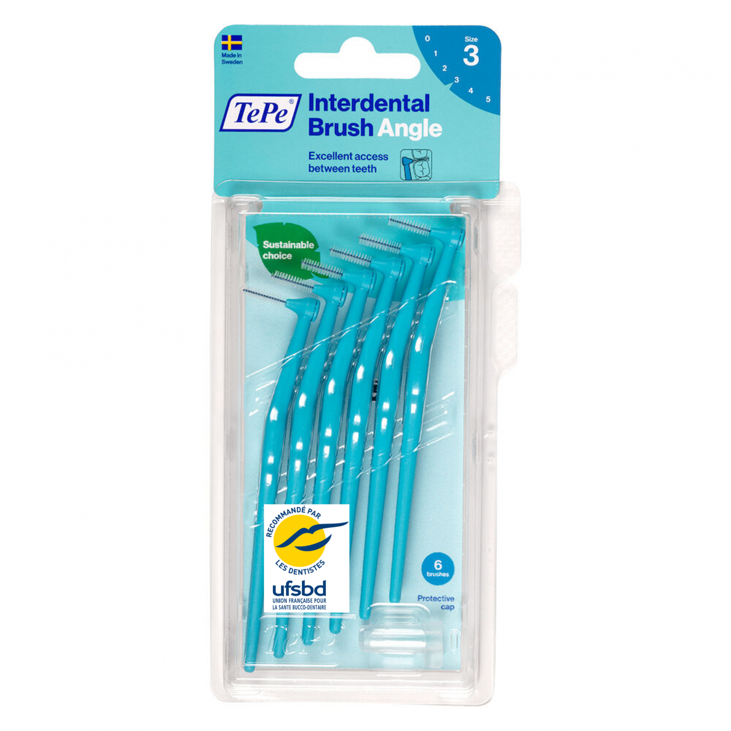 TePe brossettes interdentaires taille 3 - plaque dentaire