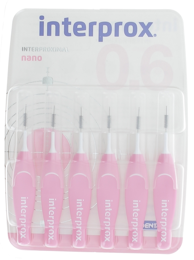 Brossettes interdentaires interprox nano rose Crinex