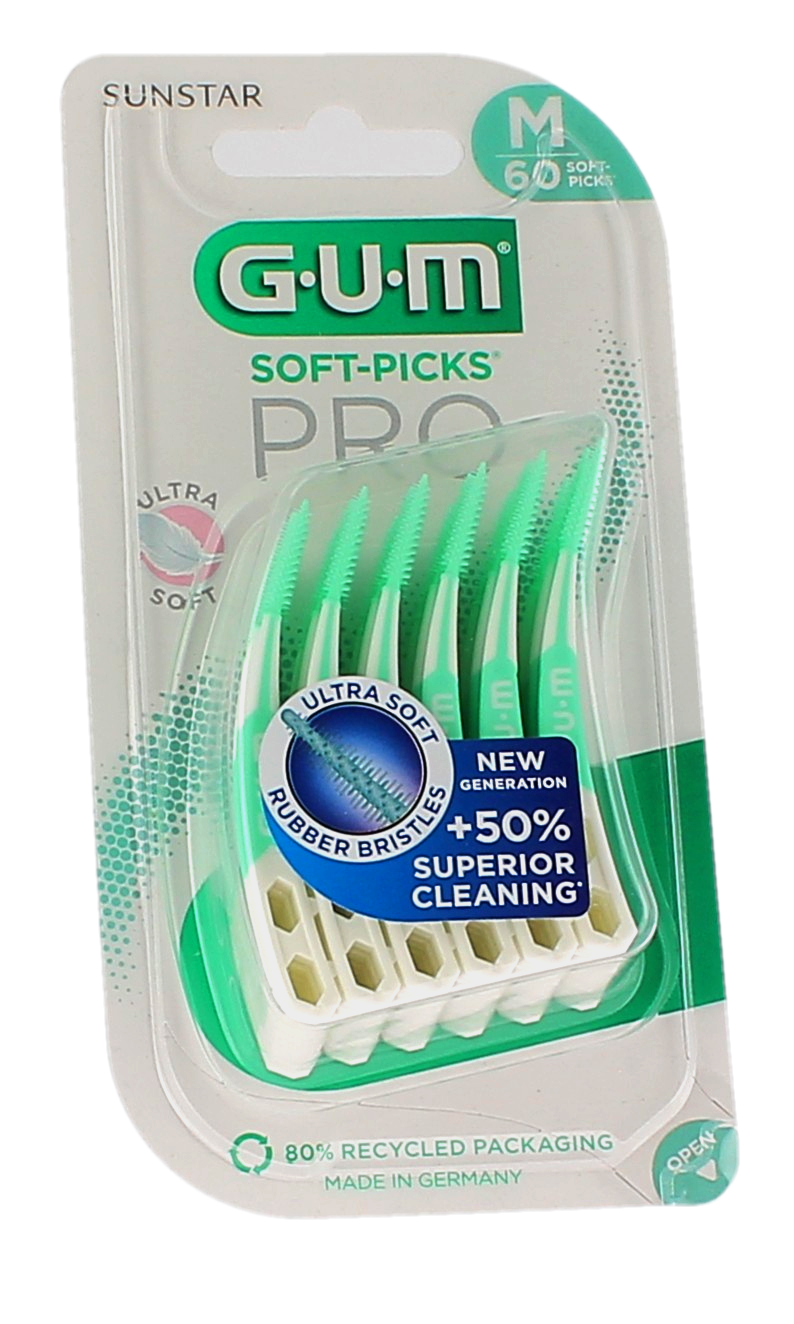 Soft-Picks Pro Brossettes interdentaires taille M GUM - hygiène dentaire