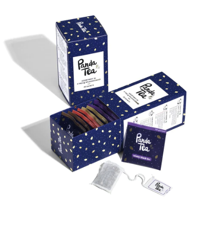 Coffret de Noël 2023 Panda Tea - assortiments thés et tisanes hiver