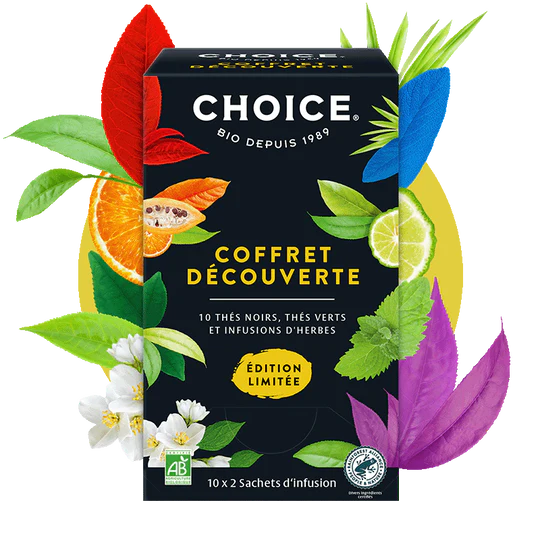 Coffret découverte des thés Choice - découverte thés et infusions