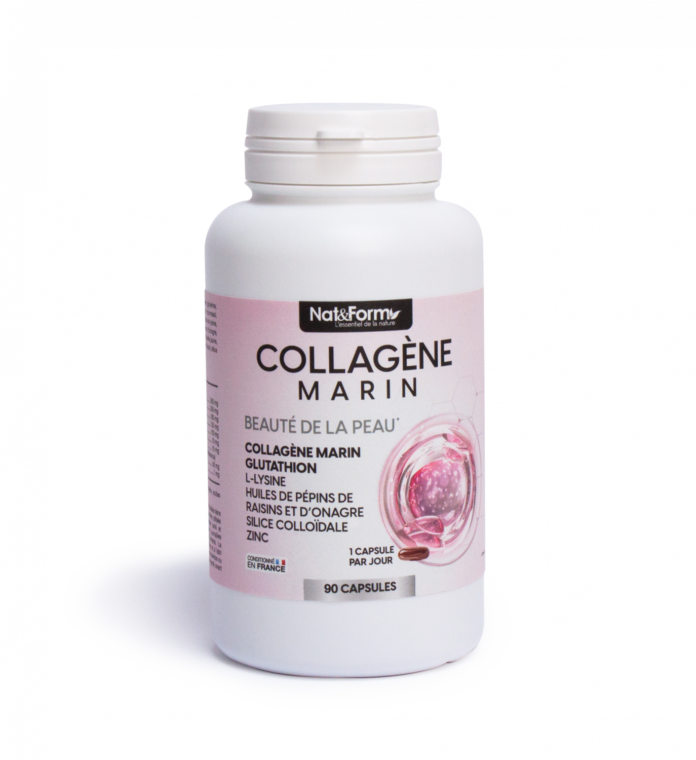 Collagène Marin Nat&Form - complément alimentaire beauté de la peau