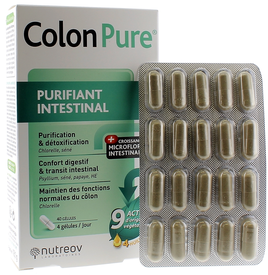 Colon Pure purifiant intestinal Nutreov
