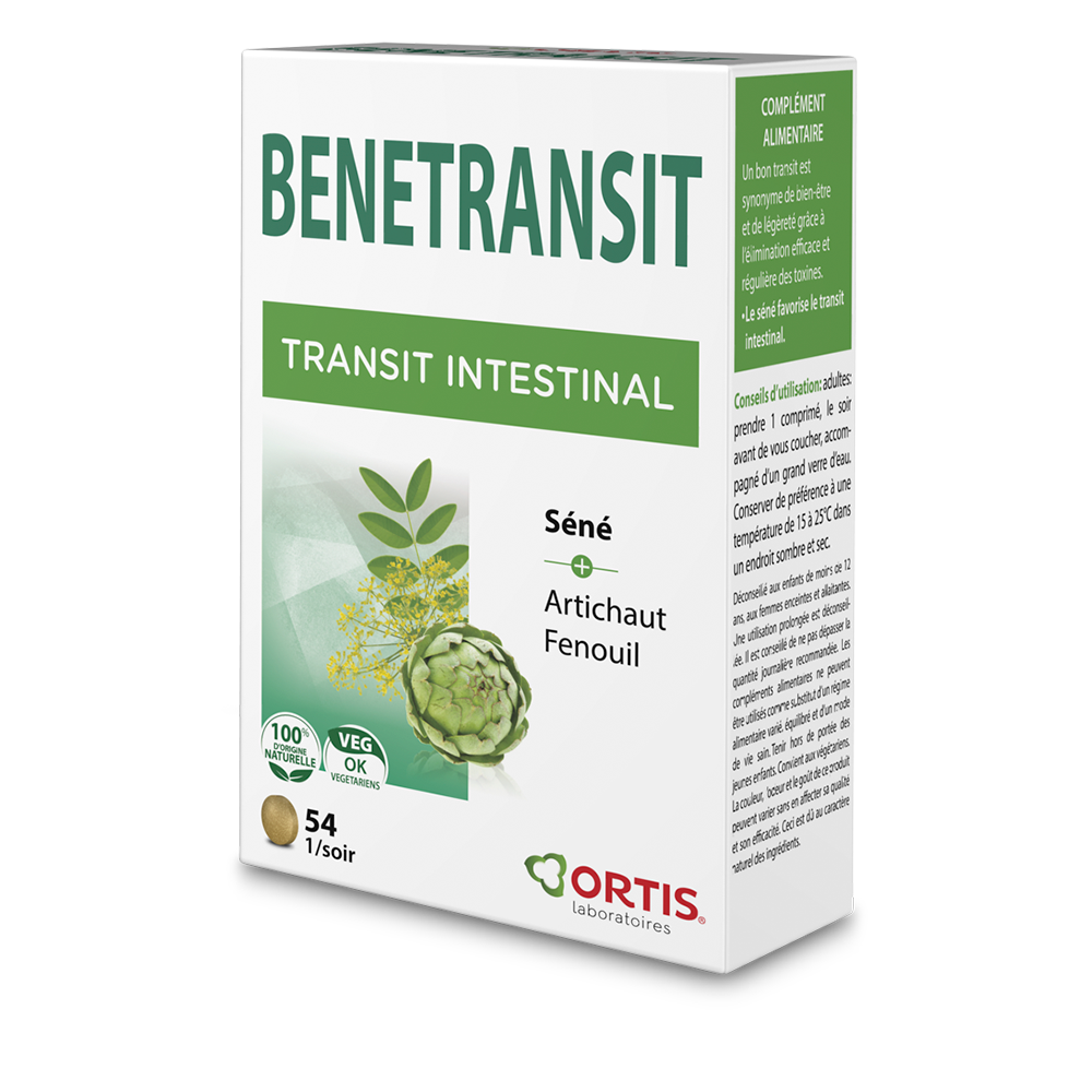 BénéTransit transit intestinal Ortis - complément alimentaire digestion