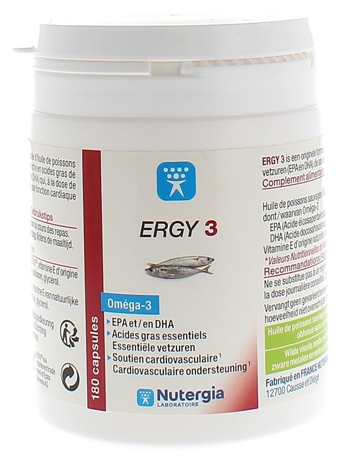 Ergy 3 Nutergia - système cardiovasculaire