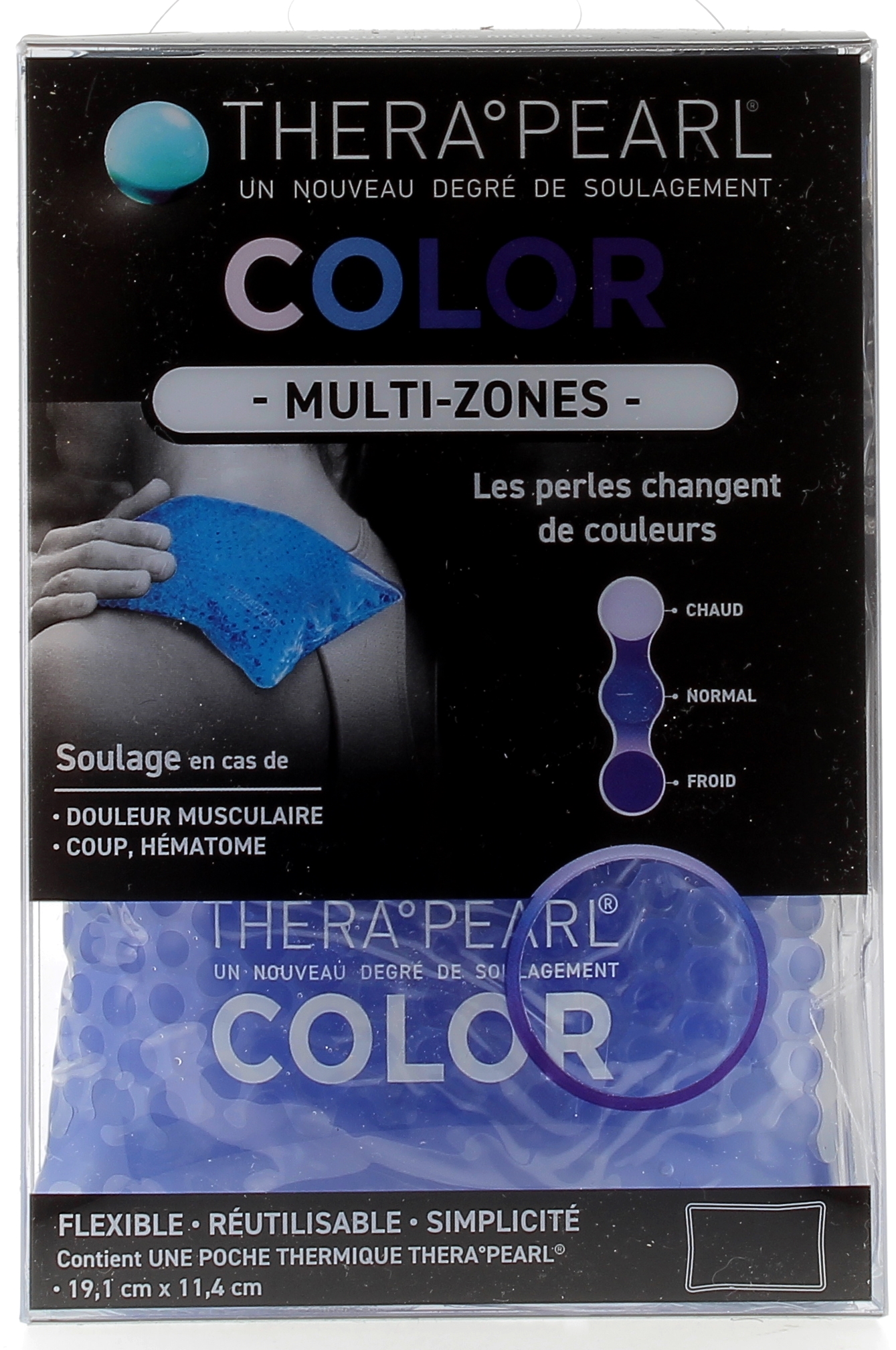 Compresse Color Multi-Zones TheraPearl - douleurs musculaires et chocs