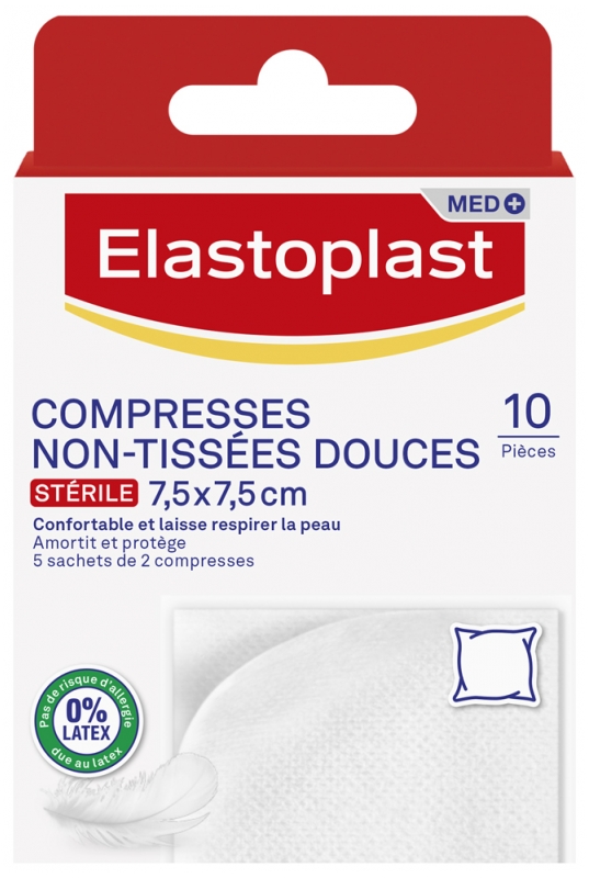 Compresses non-tissées douces Elastoplast - sans latex