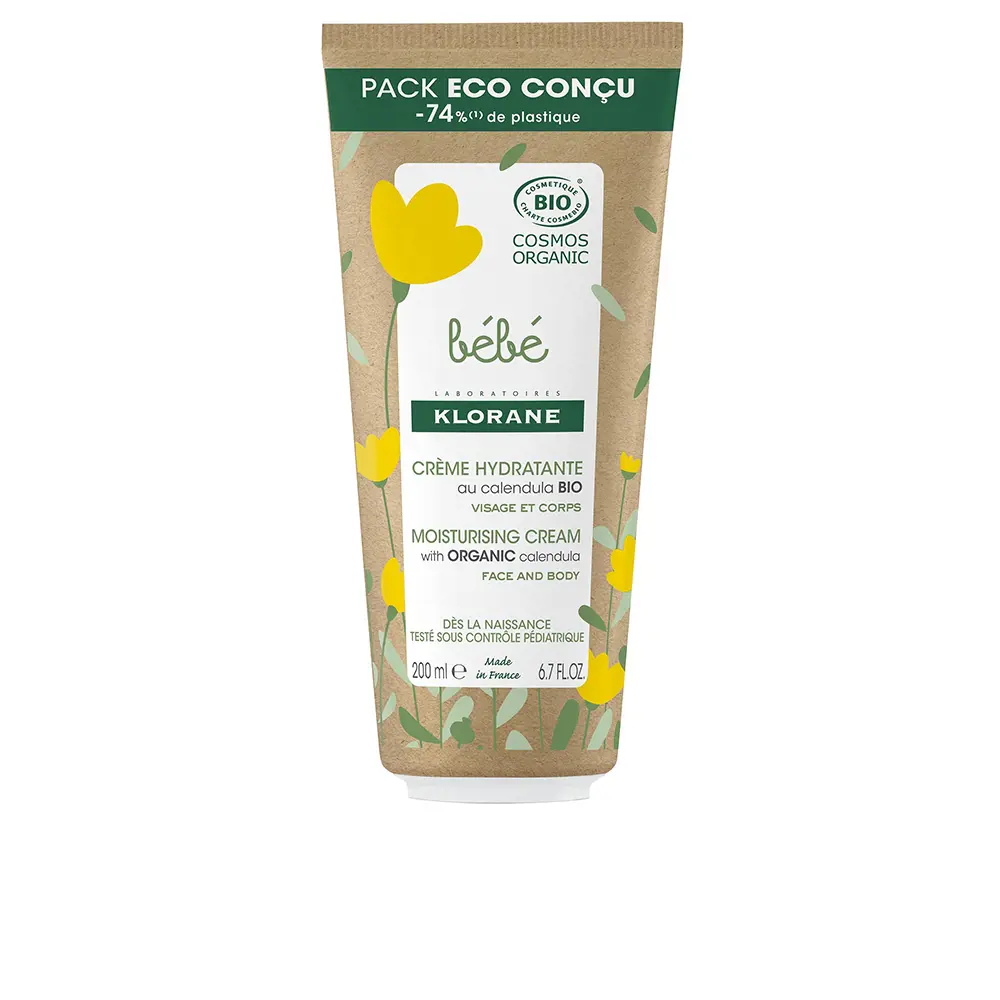 Crème hydratante bébé au calendula bio Klorane - protection des peaux ...