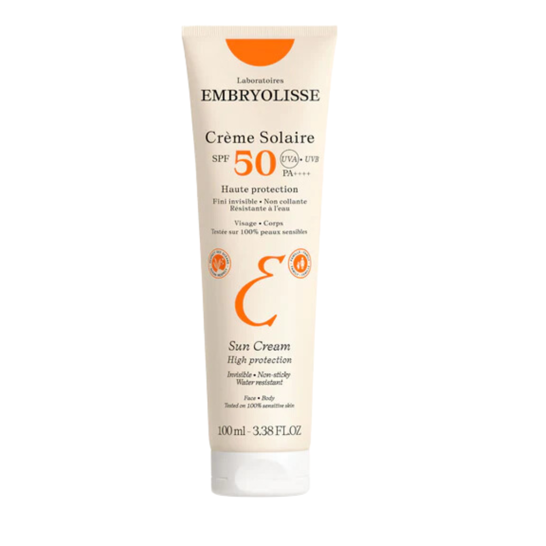 Crème solaire SPF 50 haute protection Embryolisse - protection solaire ...