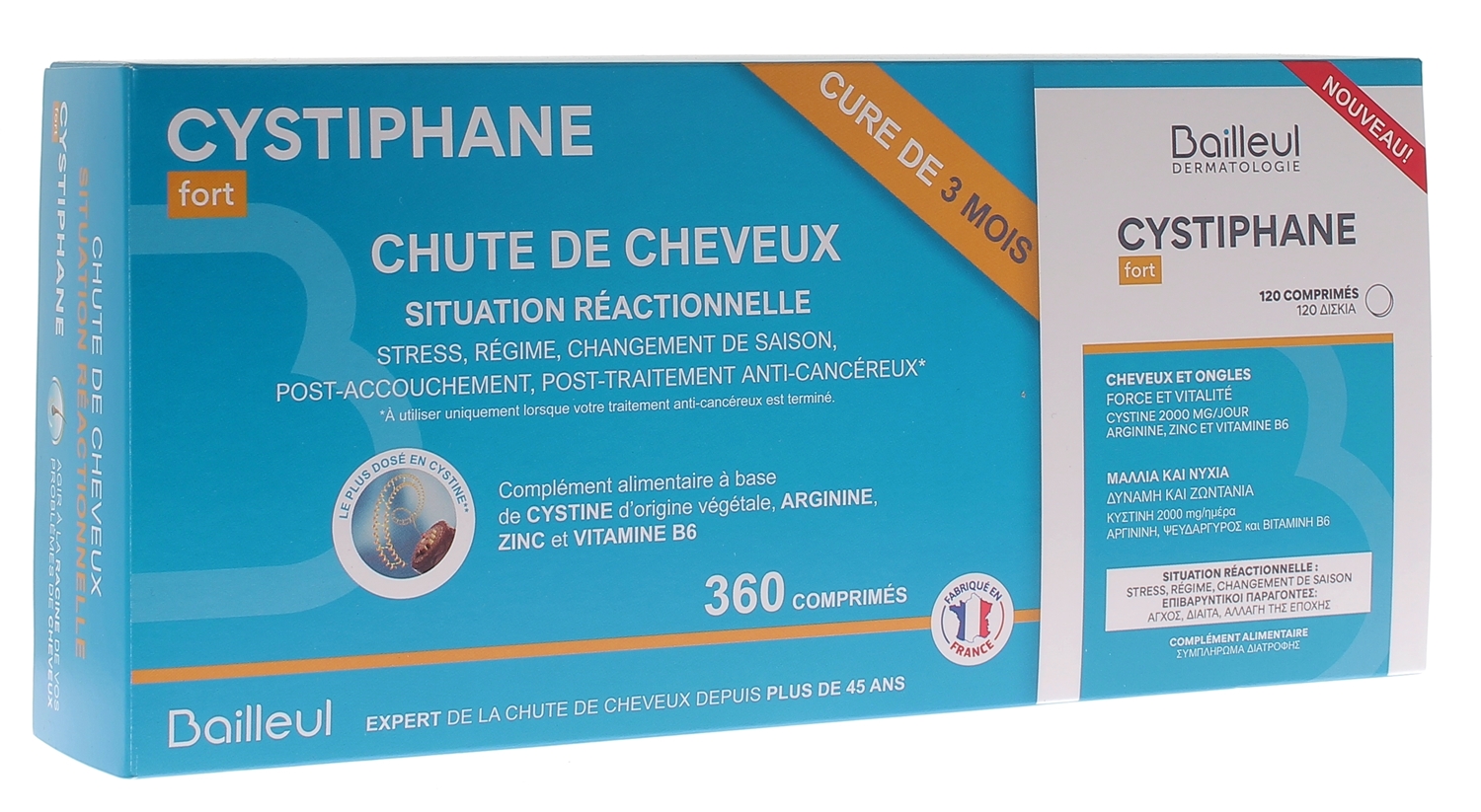 Cystiphane Fort cheveux et ongles Bailleul-Biorga - complément alimentaire