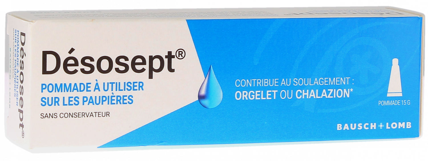 Desosept Pommade ophtalmique - orgelet et chalazion