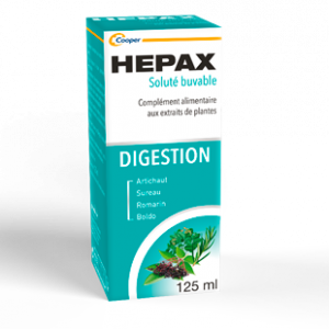 Complément alimentaire Hepax : solution buvable pour la digestion