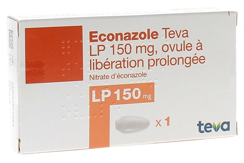 Econazole LP 150 mg ovule Teva - traitement mycoses
