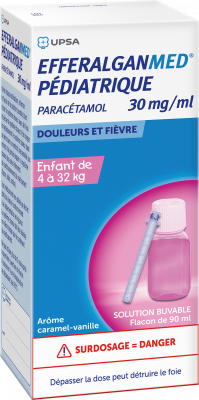 Efferalgan Med pédiatrique 30 mg/ml - flacon 90 ml