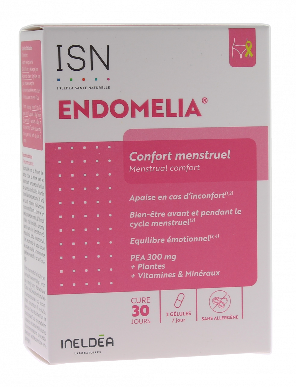 Endomelia confort menstruel Ineldea - anti-douleurs cycle menstruel