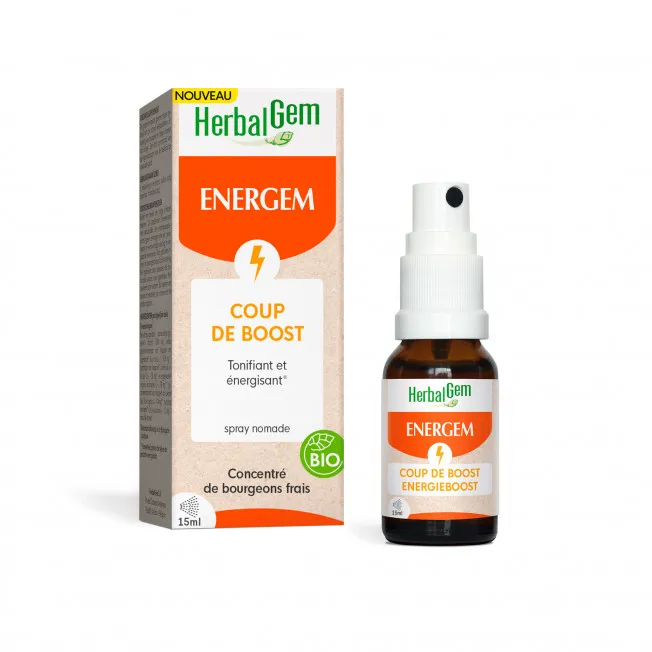 Energem coup de boost bio HerbalGem - lutter contre la fatigue
