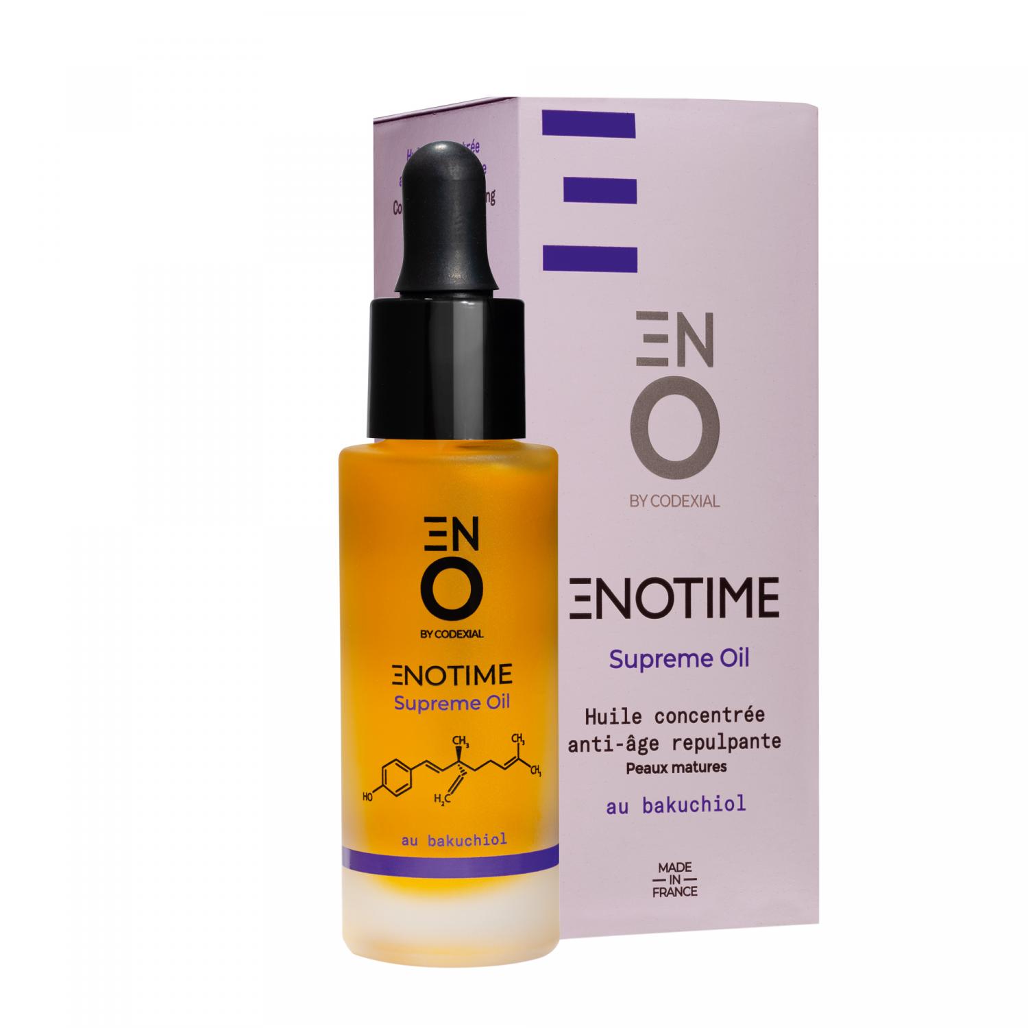 Enotime supreme oil huile repulpante Codexial - soin visage anti-âge ...