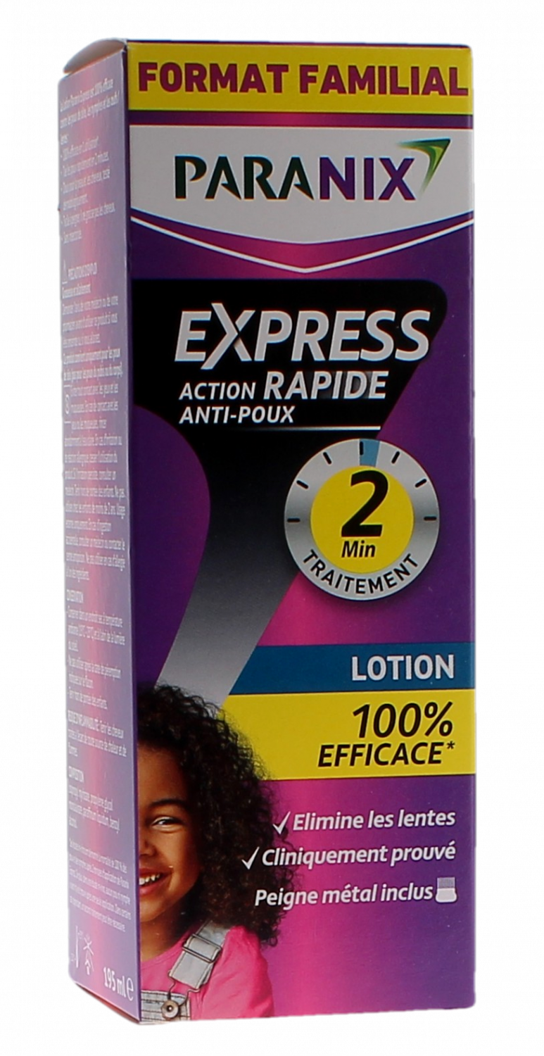 Express Lotion anti-poux Paranix - éliminer les poux et les lentes